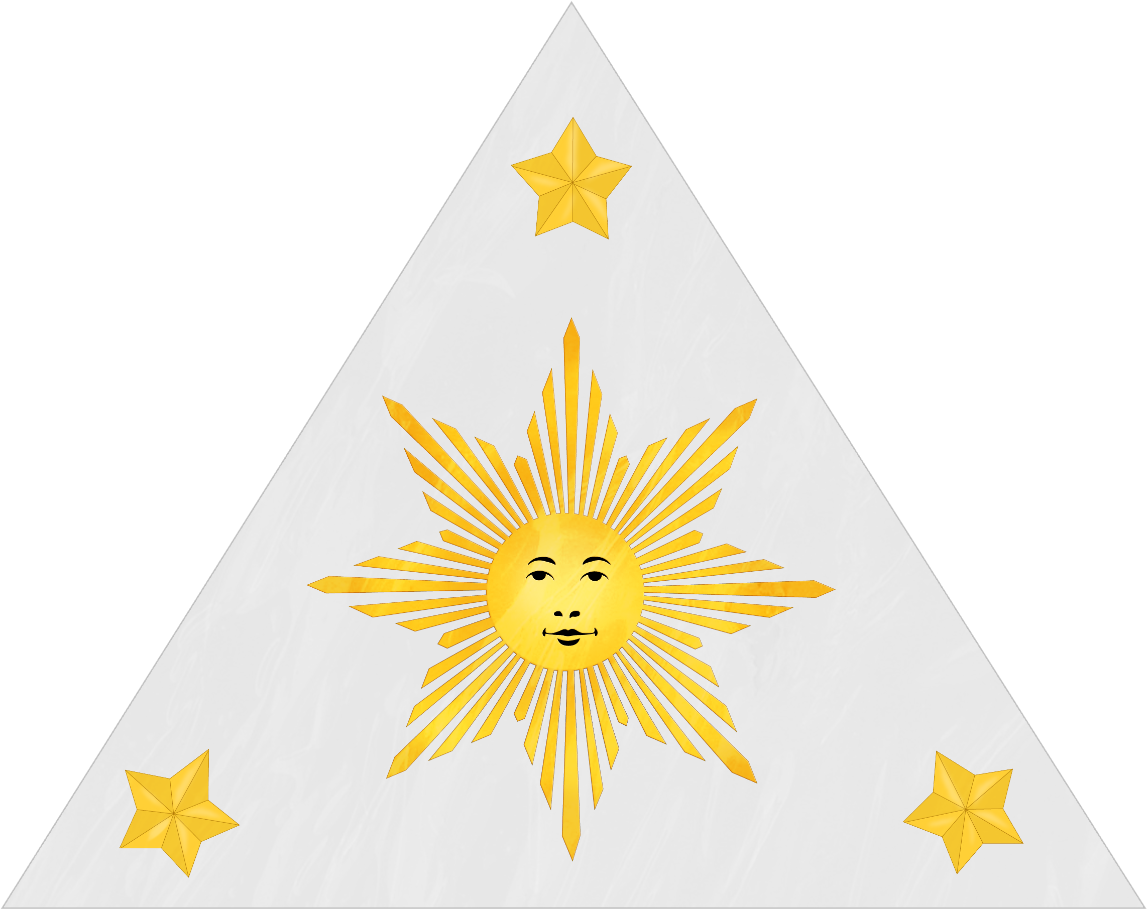 Masonic Sun Face With Black Outlines Revised - 1st Republic Of The ...