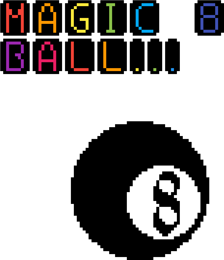 Magic 8 Ball - Magic 8-ball (1200x1200), Png Download