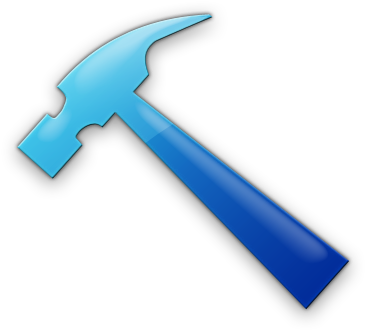 Hammer Png - Blue Hammer Png (420x420), Png Download