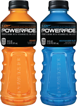 Powerade Png - 20 Oz Powerade (481x480), Png Download