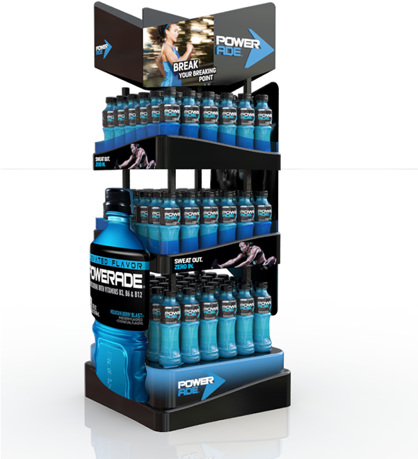 Download Powerade Display | Transparent PNG Download | SeekPNG