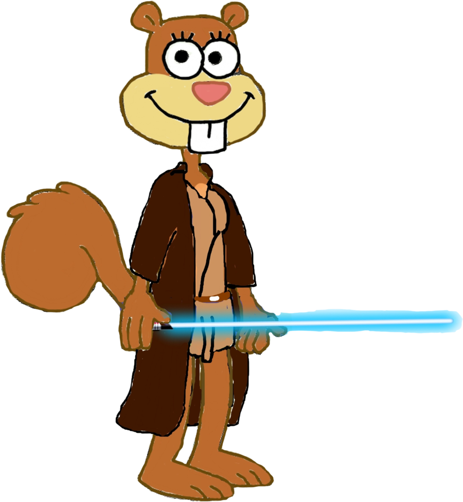 Download Sandy Cheeks Wearing Brown Coat - Sandy Cheeks | Transparent ...