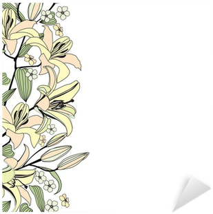 Download Flowers Lily Frame - Flower | Transparent PNG Download | SeekPNG