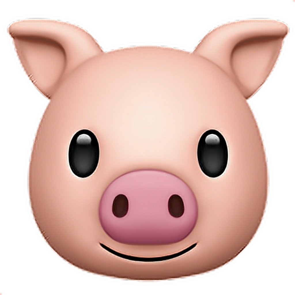 Download •pig Emoji 🐷 Pig Pink Emoji Emoticon Iphone Iphoneemoj ...