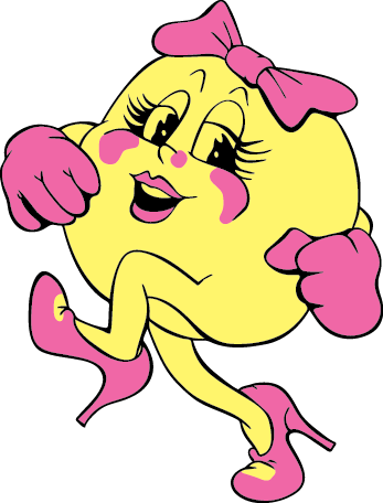 Ms Pacman Png (347x456), Png Download