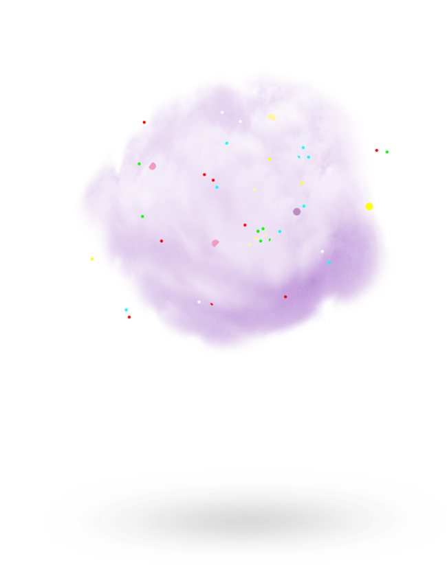 Unicorn Poop Puff - Darkness (750x1000), Png Download