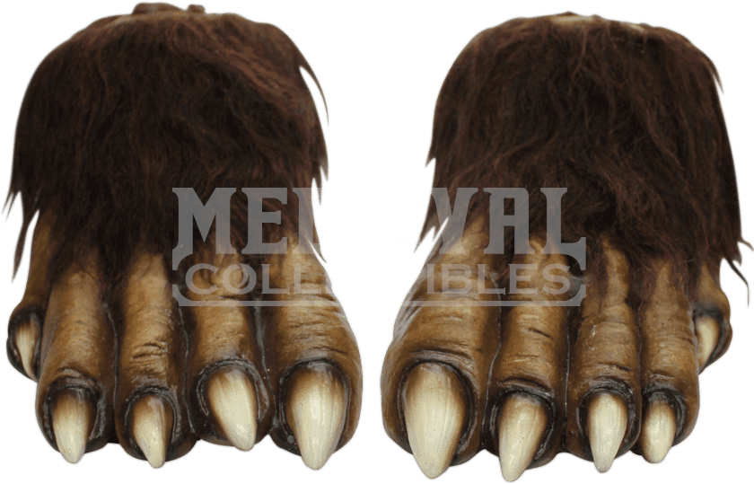 Werewolf Costume Feet - "werewolf Costume Feet" (850x850), Png Download