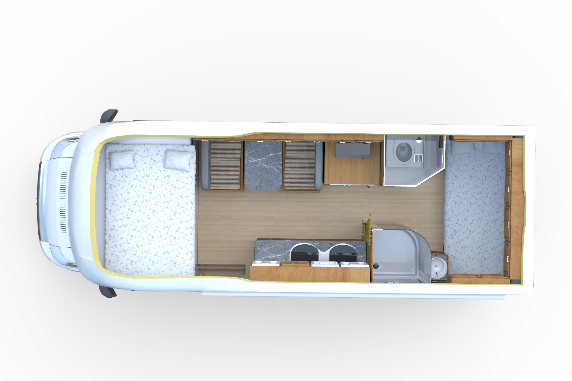 Download Day View - Motorhome Top View | Transparent PNG Download | SeekPNG
