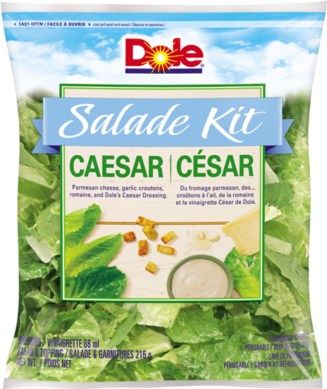 Caesar - Dole Caesar Salad Kit (480x600), Png Download