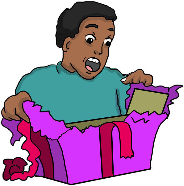 Surprised Face, Surprised, Surprise, Present, Gift - Cartoon (960x637 ...