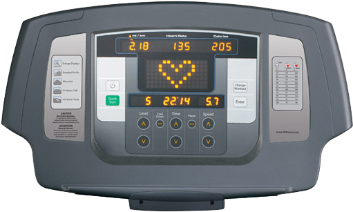 Heart Rate Monitor - Heart Rate Sensor On Treadmill (600x360), Png Download