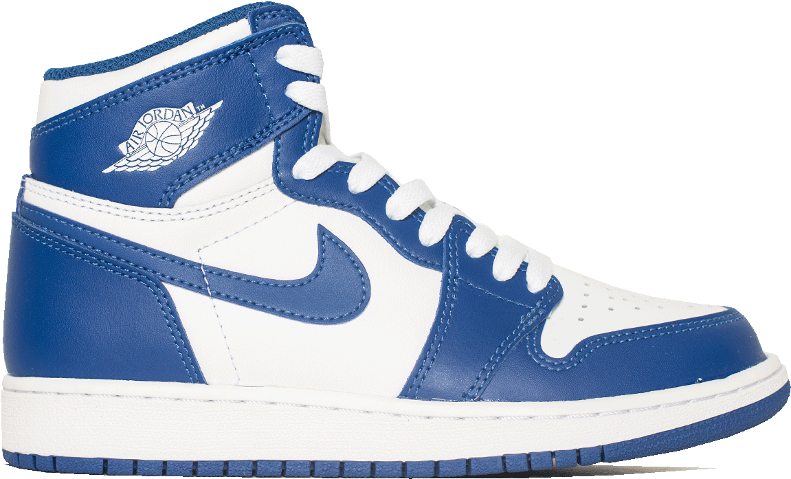 Retro Jordan 1 Blue (1333x2000), Png Download