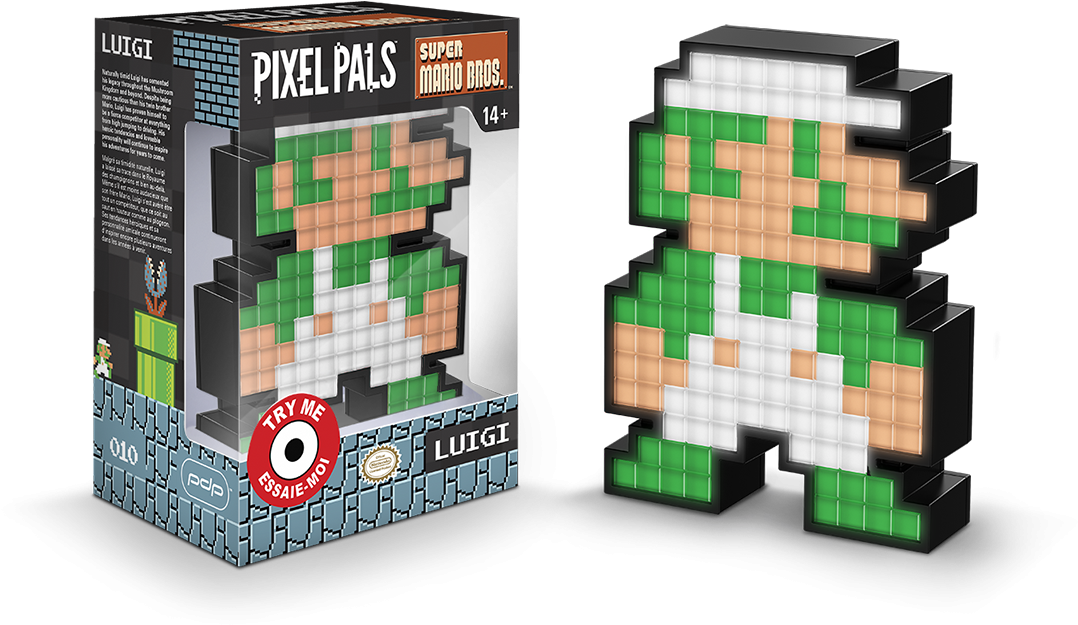 8-bit Luigi - - Mario (1200x800), Png Download