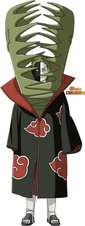 Naruto Akatsuki Zetsu (480x800), Png Download