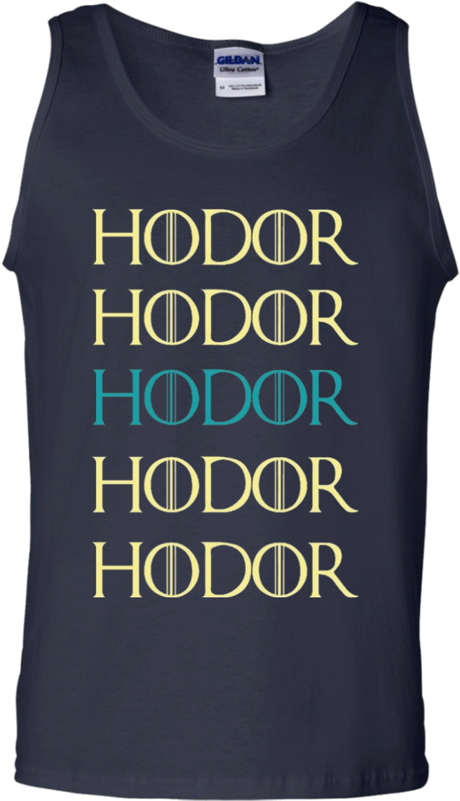 Men's Hodor Hold The Door Game Of Thrones Tank Top - Periodic Table Of ...