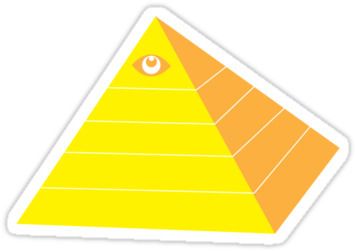 Free All Seeing Eye Pyramid Png - Triangle (375x360), Png Download