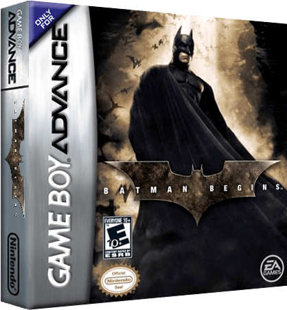 Batman Begins - Batman Gameboy Advance (456x528), Png Download