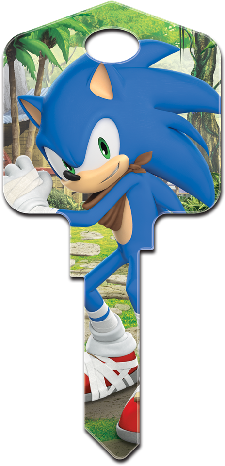Sega Sonic Boom 'sonic' House Key - Sonic Boom: Volume 3 - Mayor ...