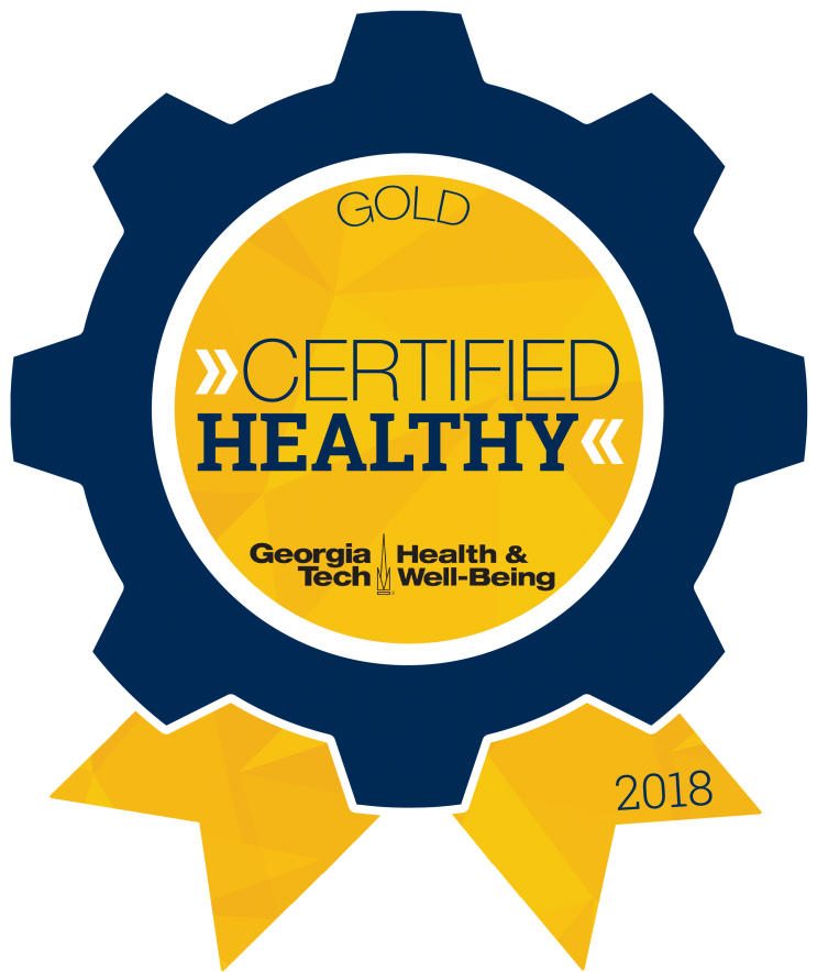 Gold Certified Healthy Badge - Georgia Institute Of Technology ...