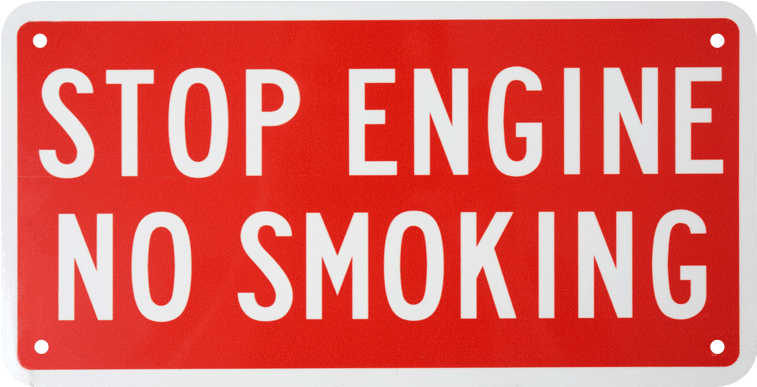 Stop Engine/no Smoking Sign - Stop Sign (800x600), Png Download