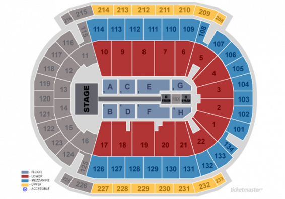 Get Your Tickets - Prudential Center Seating Chart (566x396), Png Download