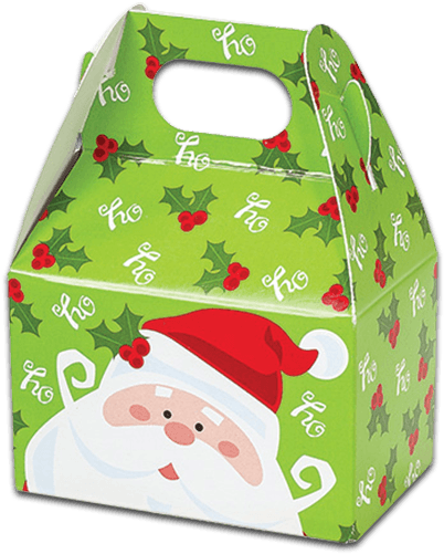 Download Custom Christmas Gable Boxes - Boxco Blank Jolly Santa Gable ...
