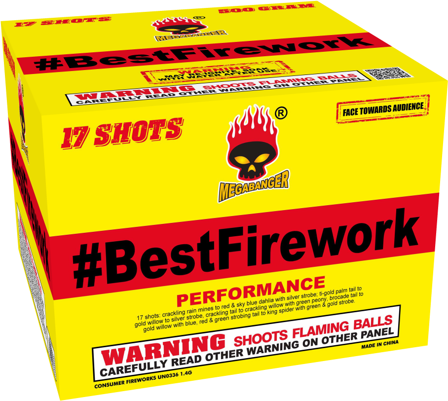 #bestfirework - Megabanger Fireworks (1000x1000), Png Download