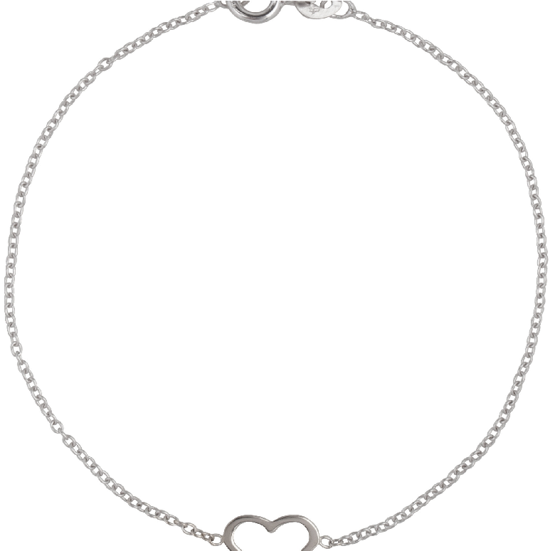 Download Iconic Bracelet Heart - Chain | Transparent PNG Download | SeekPNG