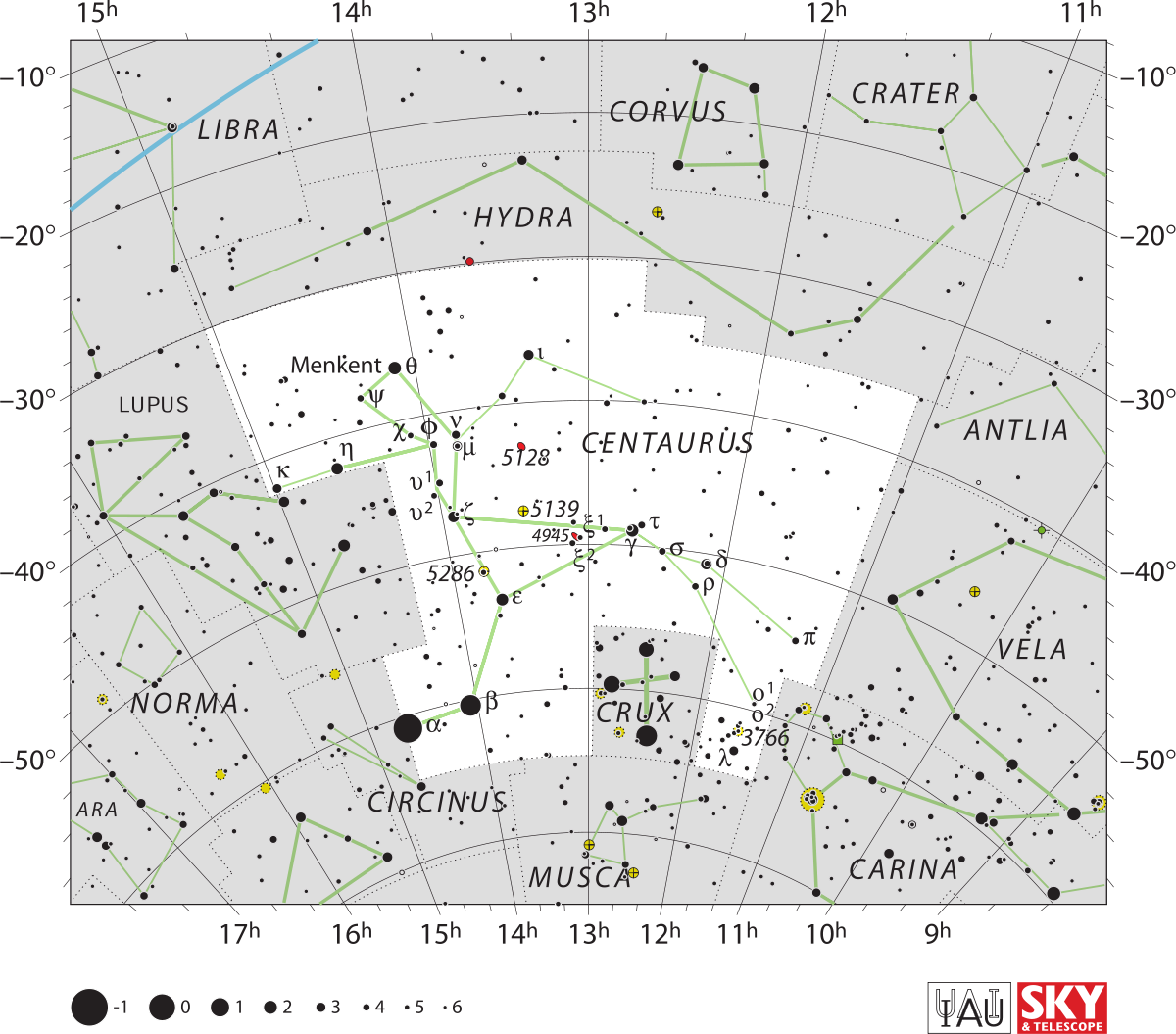 Centaurus Constellation Map (1200x1055), Png Download