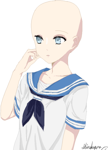 School Uniform Base By Darknoonbldymn On Deviantart (400x565), Png Download