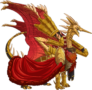 This Guy, Who's Themed After Gilgamesh From The Fate - Mandrake Dragon (350x350), Png Download