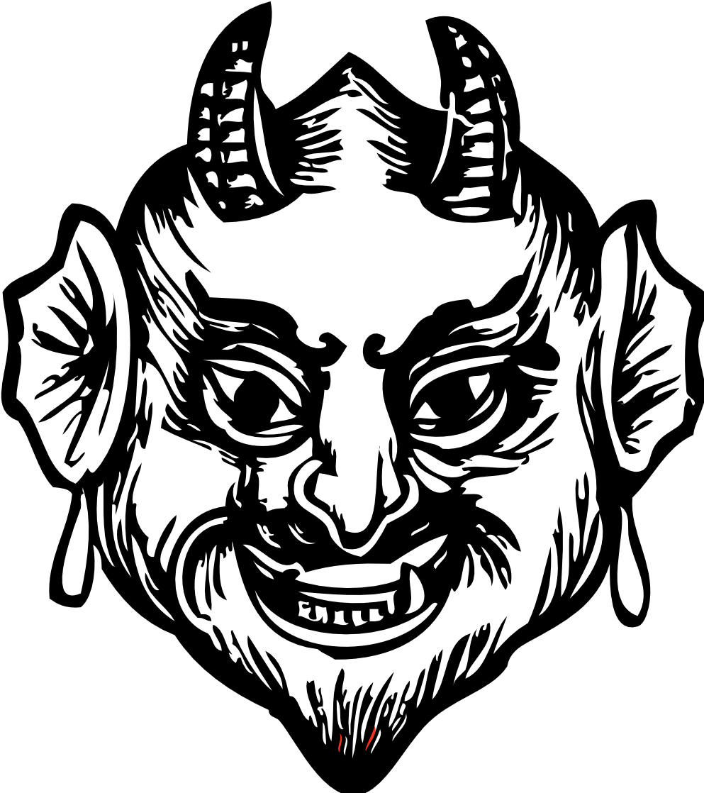 Drawn Devil Transparent Background - Devil Drawing Png (999x1120), Png ...