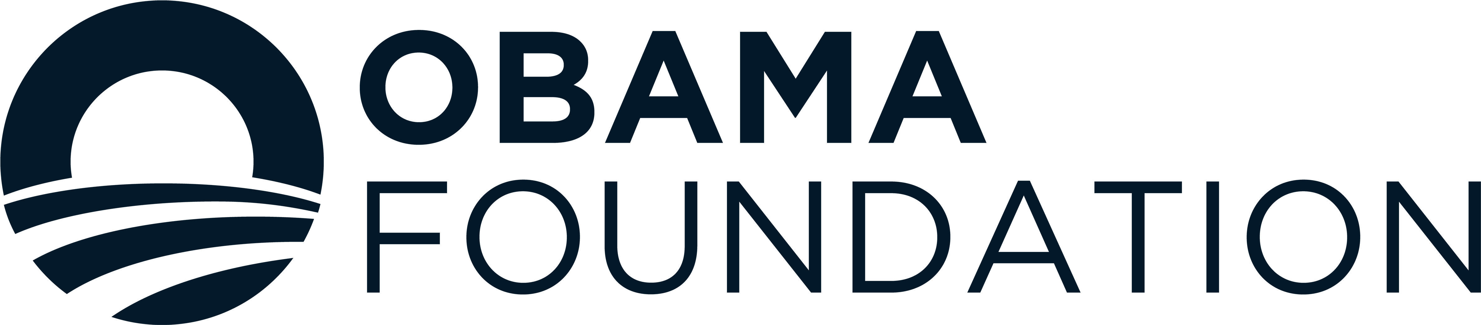 File - Obamafoundation - Barack Obama Foundation (4896x1188), Png Download