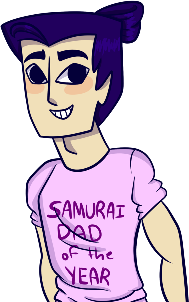 Samurai Dad By Pumpkinxspice On Deviantart Black And - Library ...
