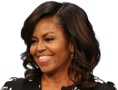 Download Michelle Obama Wavy Hair - Michelle Obama | Transparent PNG ...