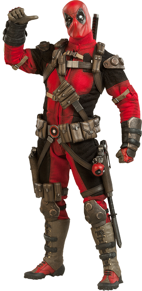 Download Deadpool - 1:6 Scale 12" 1:6 Scale Action Figure | Transparent ...