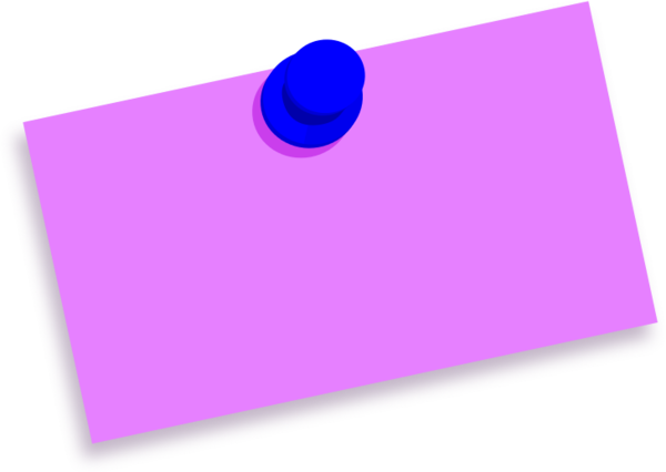 Thumbtack Note Blank Vector Clip Art Sumaog Clipart - Thumbtack Note ...