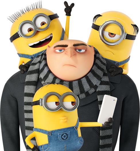 Minions - Gru Despicable Me Minions (488x525), Png Download