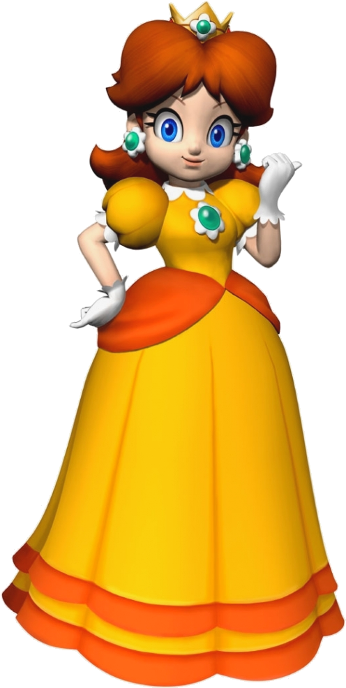 Go Daisy - Princess Daisy (760x1013), Png Download
