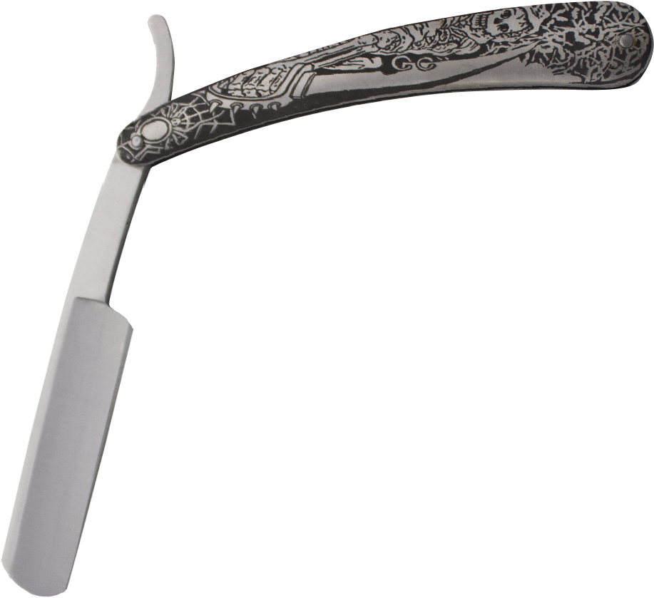 10 Inch Steel Grim Reaper Straight Razor - Steel (1000x1000), Png Download