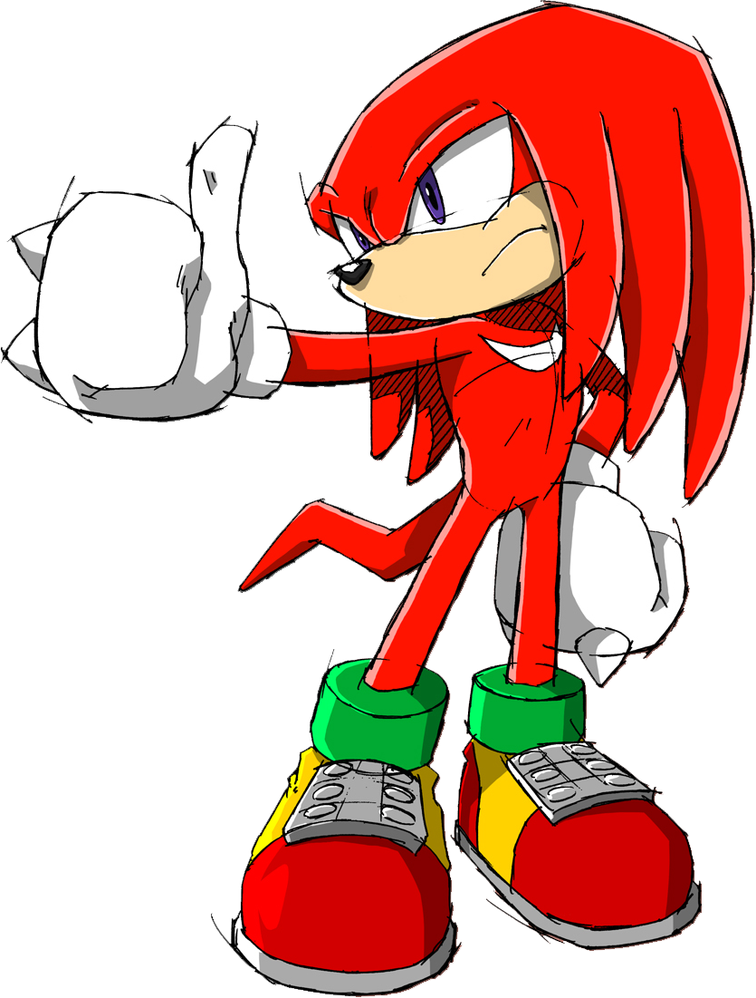 Evil Knuckles The Echidna Download - Knuckles From Sonic (835x1101 ...