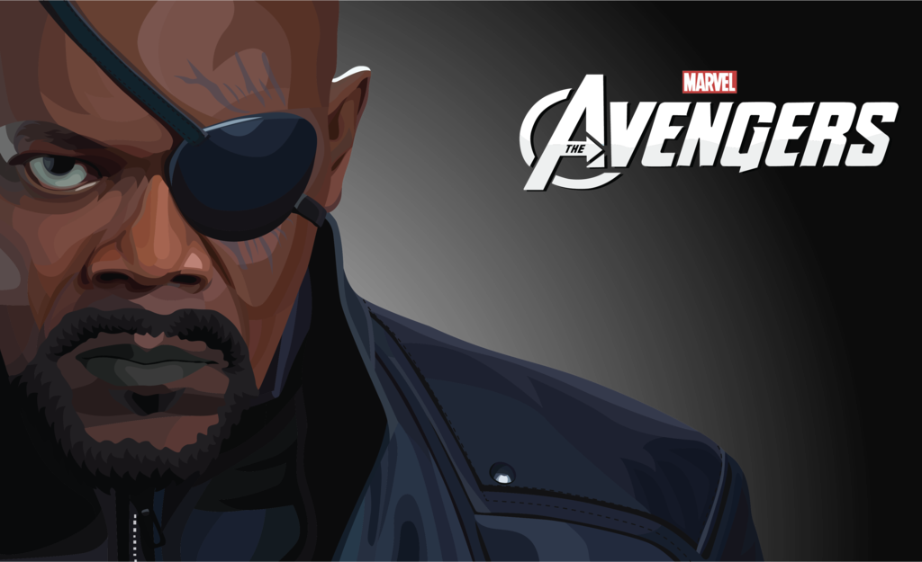 Nick Fury By Samanaha On Deviantart Nice Vector Representation ...