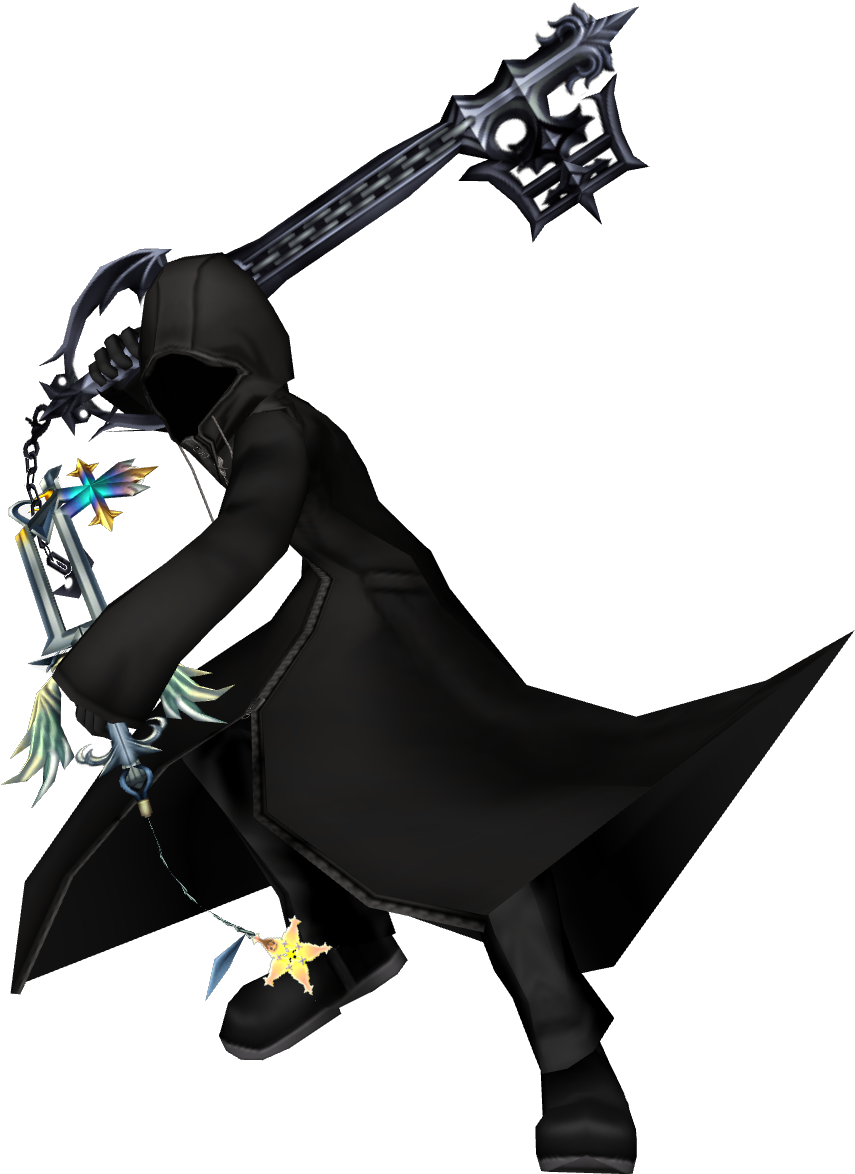 Download Hooded Roxas Render By Renzo Senpai-d9aw6lo - Kingdom Hearts ...