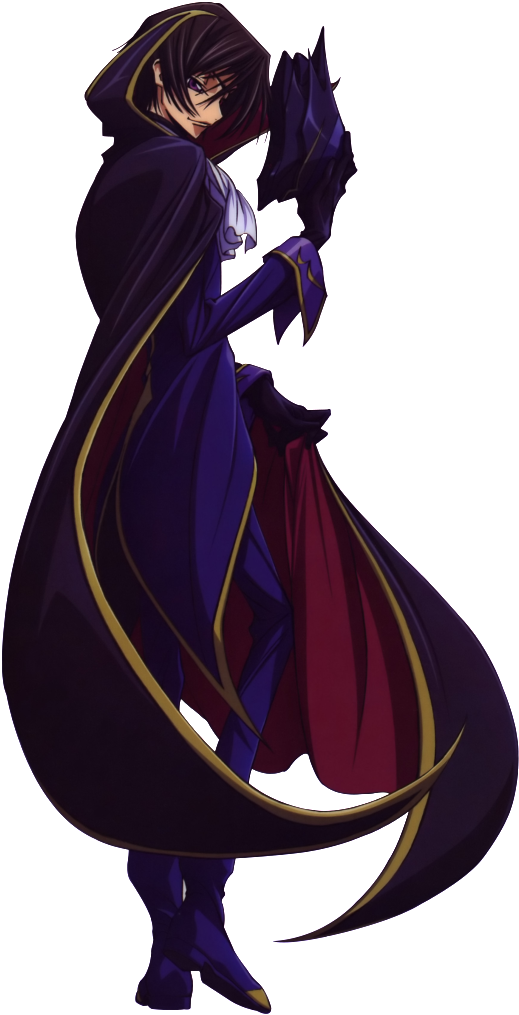 Lelouch Vi Britannia - Code Geass Lelouch Png (529x1022), Png Download