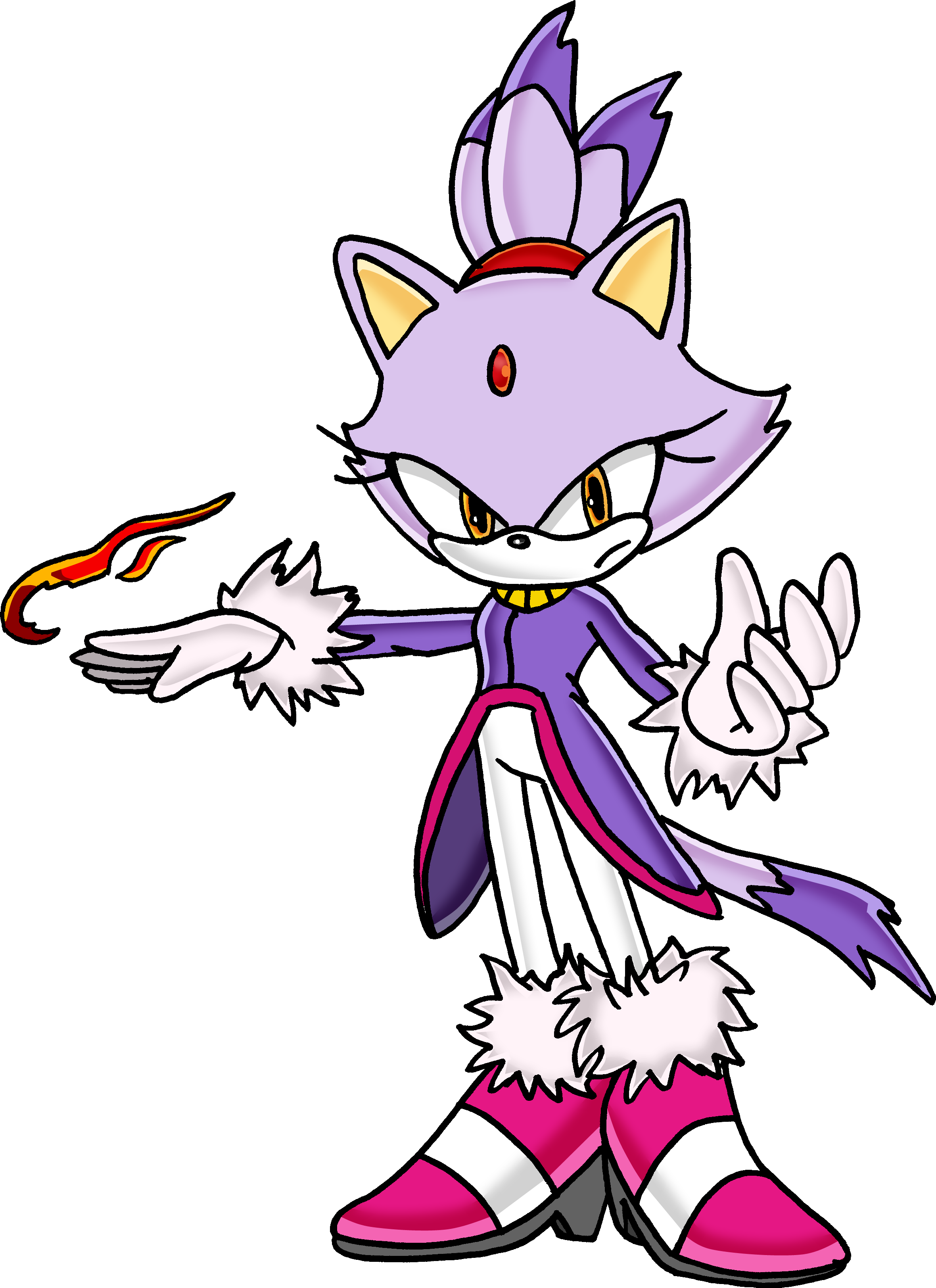 Download Blaze The Cat And Sonic The Hedgehog Download - Blaze The Cat ...