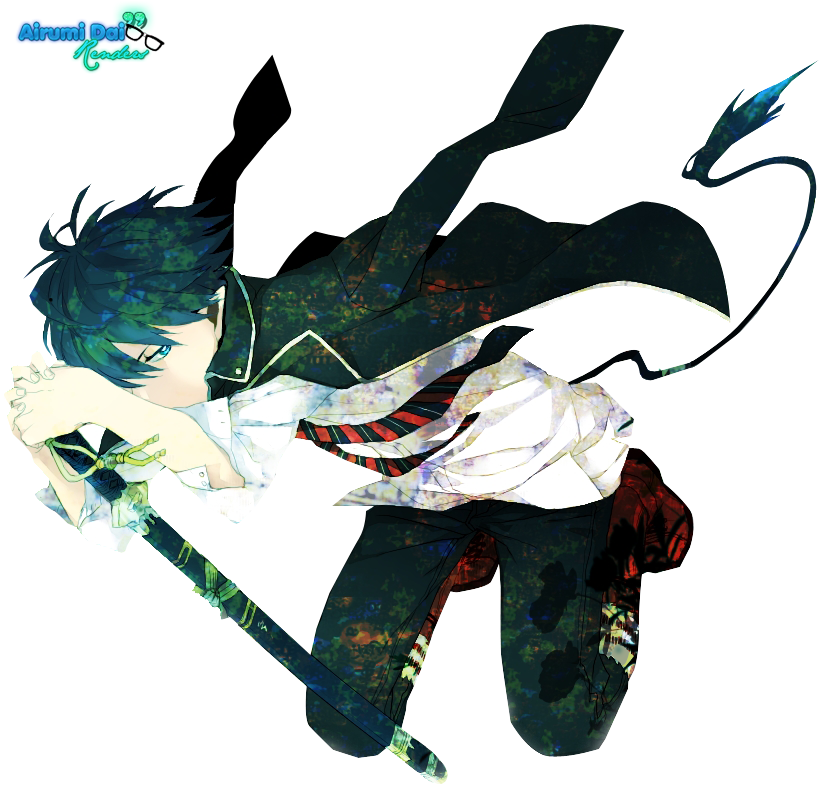 Knight Okumura Rin - Ao No Blue Exorcist True Cross Academy Okumura Rin ...
