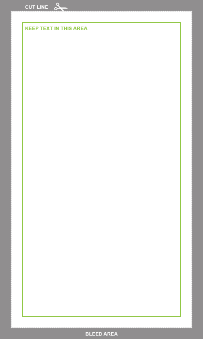 Business Card Template Overlay Vertical - Psd (420x700), Png Download