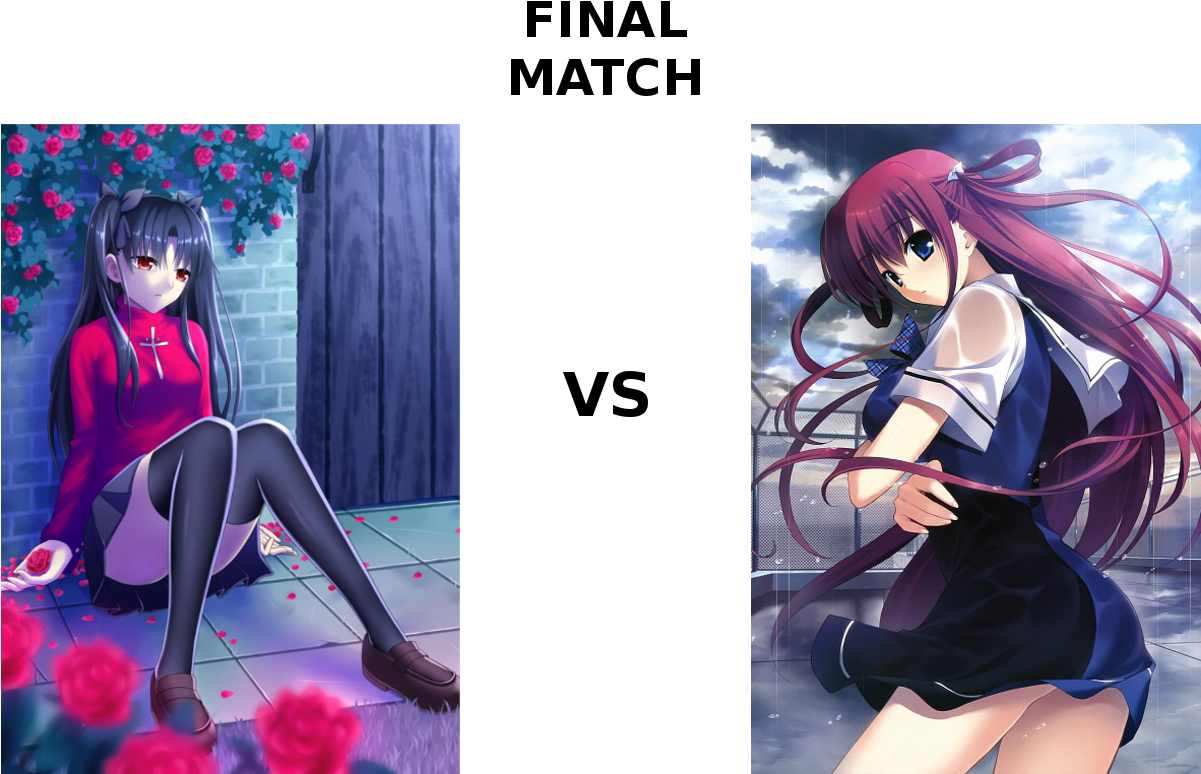 Tohsaka Rin - Cartoon (1200x800), Png Download