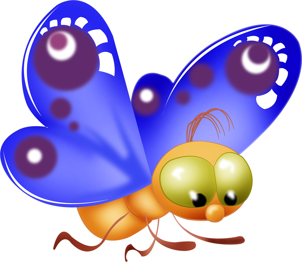 Download Ch - B * * - Butterfly Cartoon Image Transparent Background ...