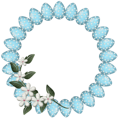 Download Kaz Creations Deco Easter Flowers Circle Frames Frame - Clip ...
